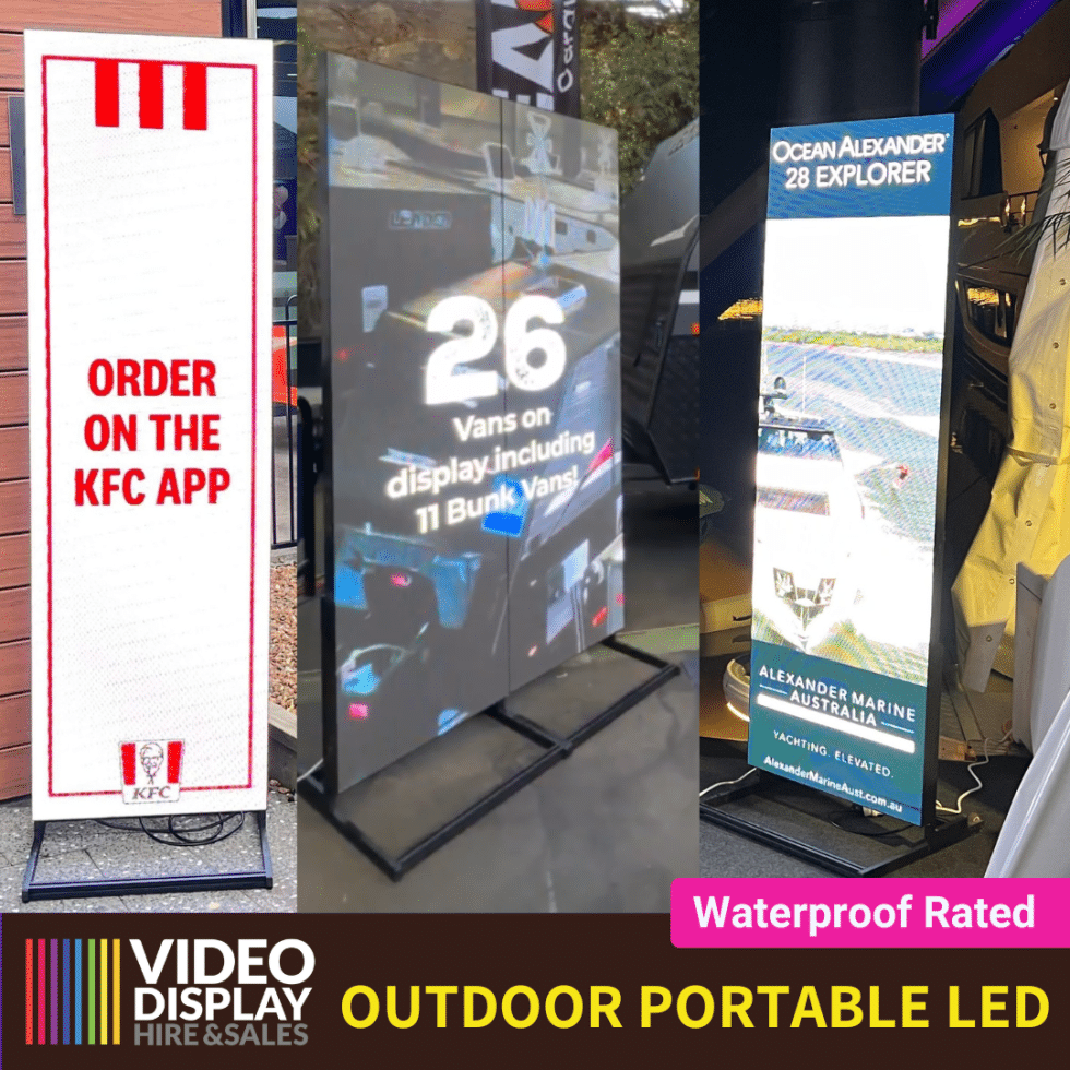 LED Portable Display Promo - Video Display Hire & Sales